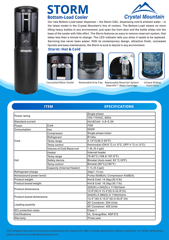 Storm Water Cooler